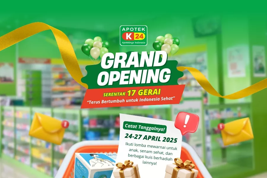 Semarak Kesehatan di 17 Titik! Apotek K-24 akan Gelar Grand Opening ...