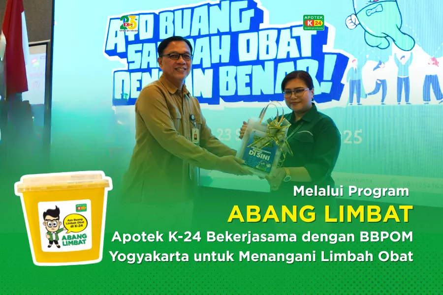 Abang Limbat, Ayo Buang Sampah Obat dengan Benar Bersama Apotek K-24!
