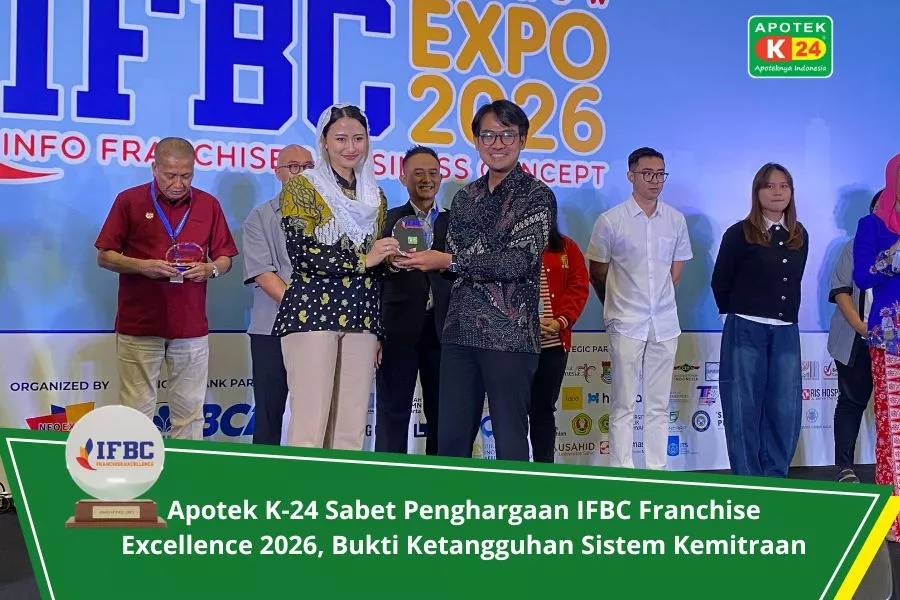Apotek K-24 Sabet Penghargaan IFBC Franchise Excellence 2026, Bukti ...